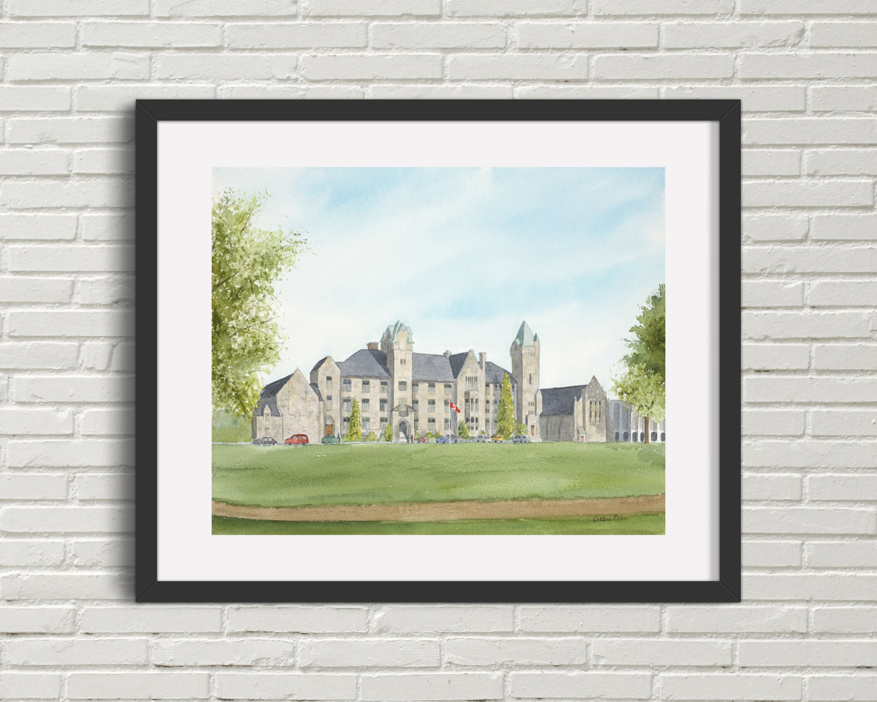 Galt Collegiate print Cambridge high school WRDSB - Etsy 日本
