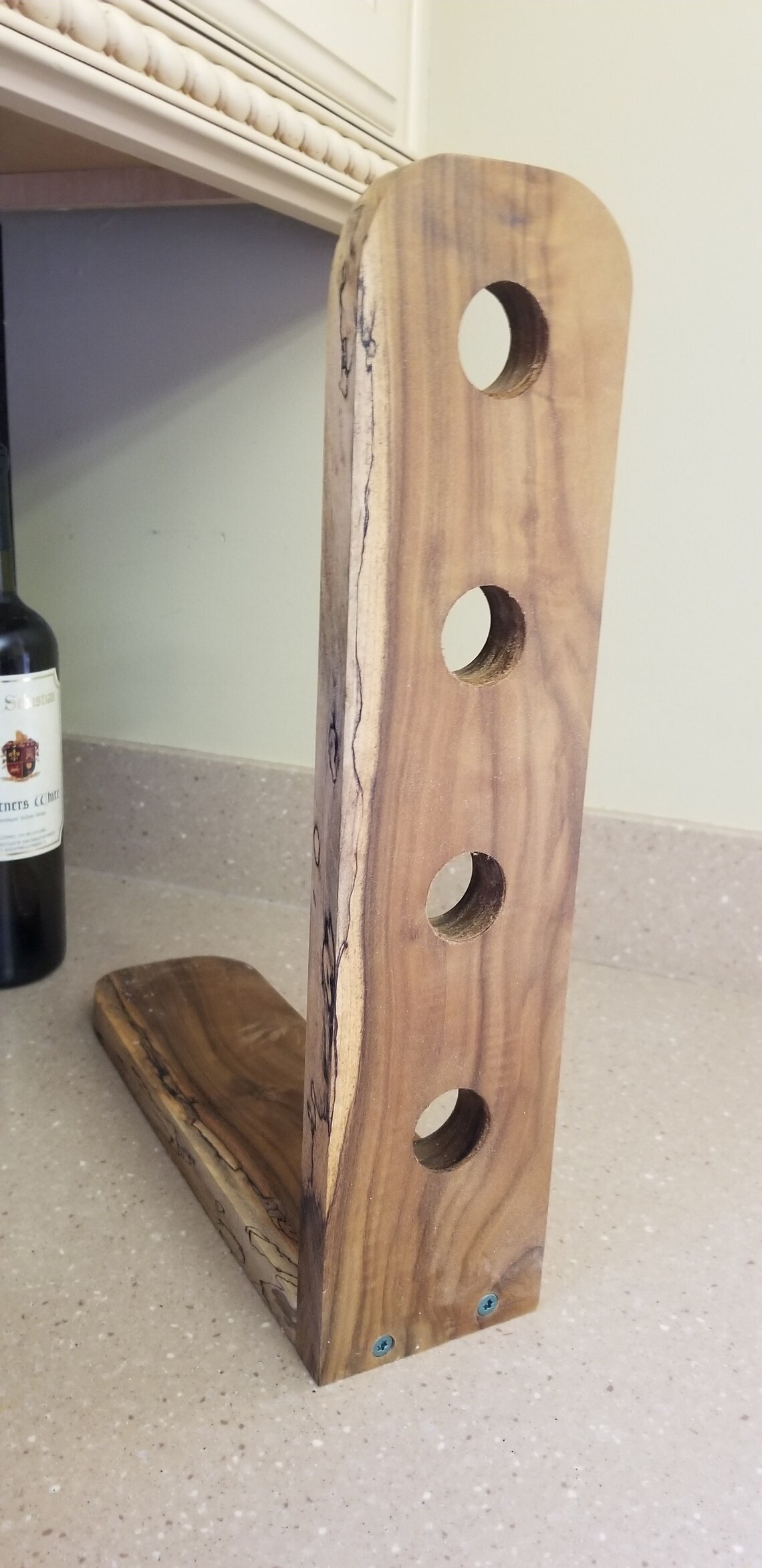 Four Bottle Wine Rack - Etsy