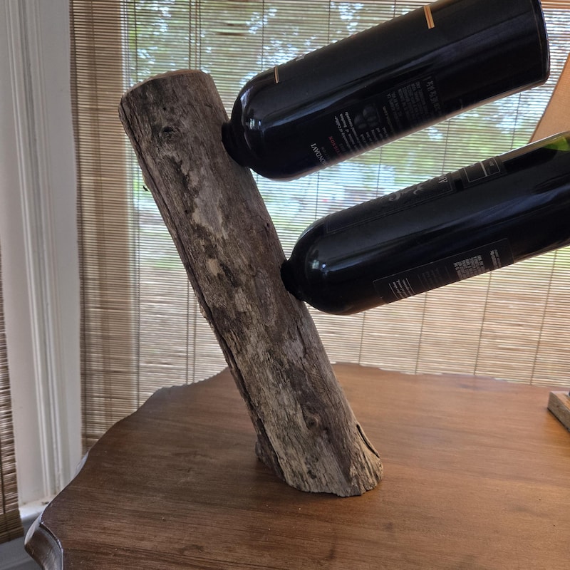 Log Wine Rack - Etsy