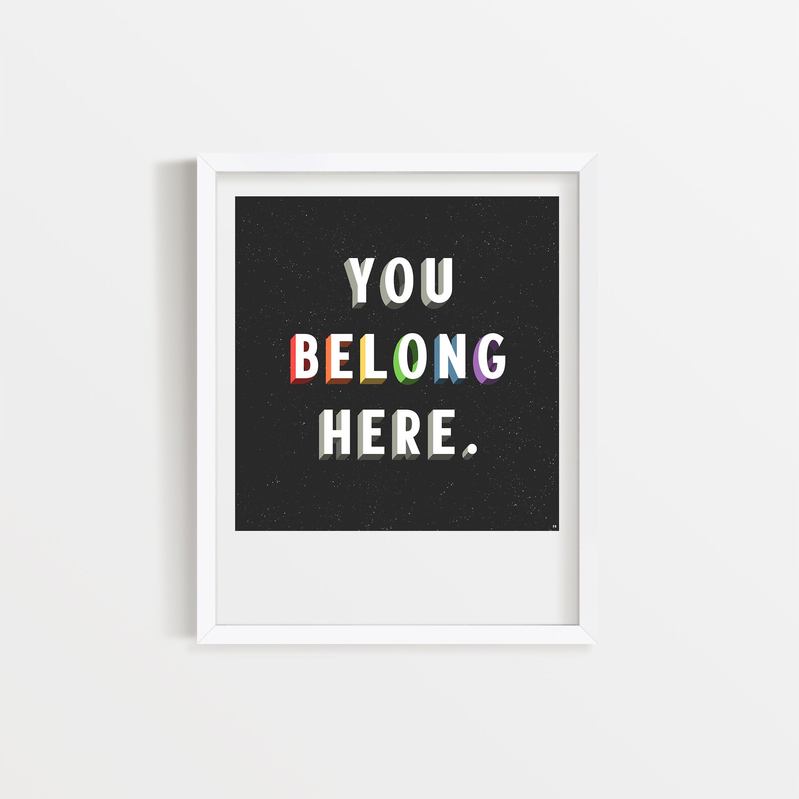 You Belong Here Instant Download LGBTQ Class Printable | Etsy