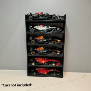V1 6 Car Tilted 1:43 1/43 F1 Race Car Costco Display Stand Wall Mount ...