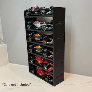 V1 6 Car Tilted 1:43 1/43 F1 Race Car Costco Display Stand Wall Mount ...