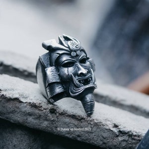 Hand Sculpted Ronin Samurai Ring : Oxidized Lead Free Pewter Ring - Etsy
