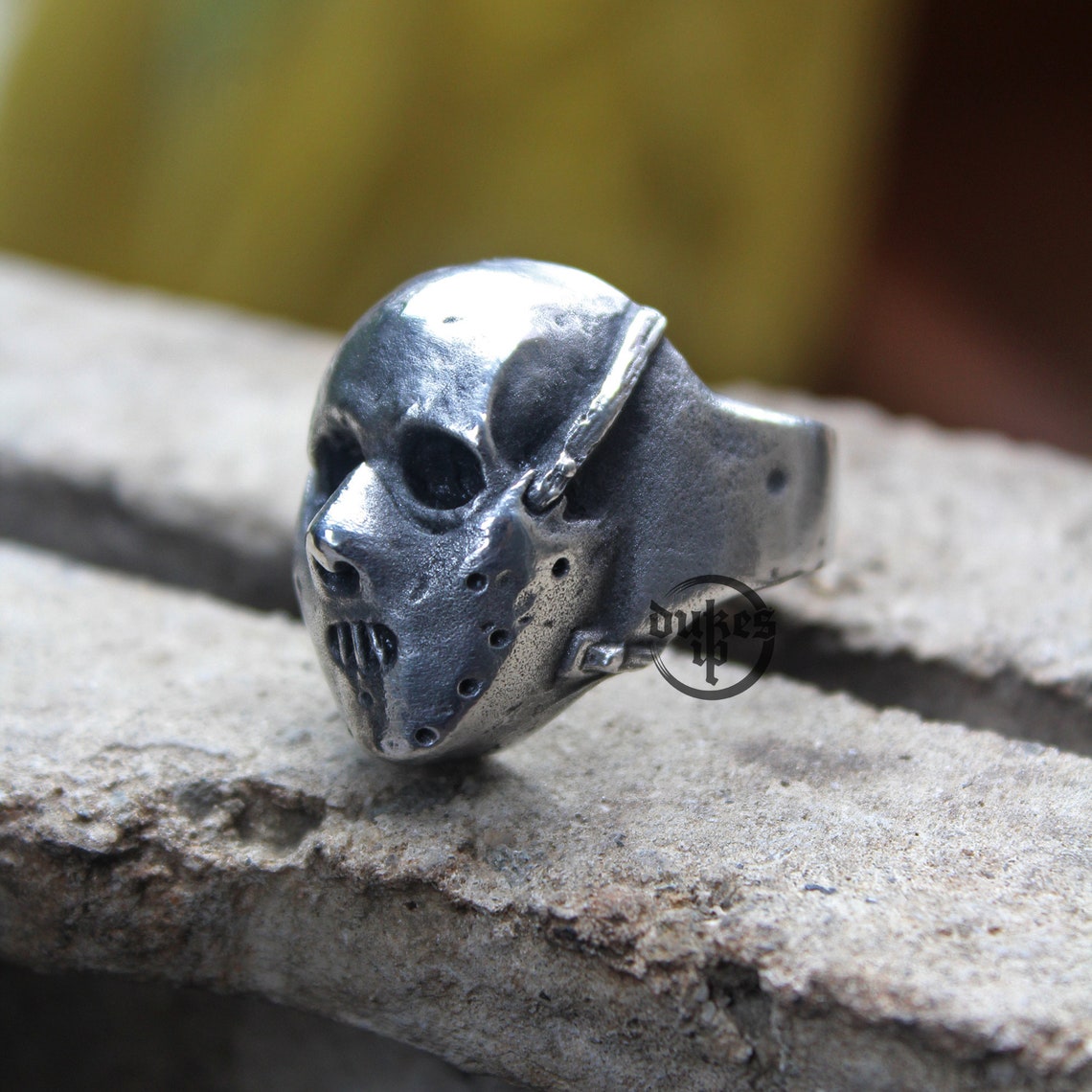Hand Sculpted Hannibal Lecter Ring : Oxidized Lead Free Pewter, Brass ...
