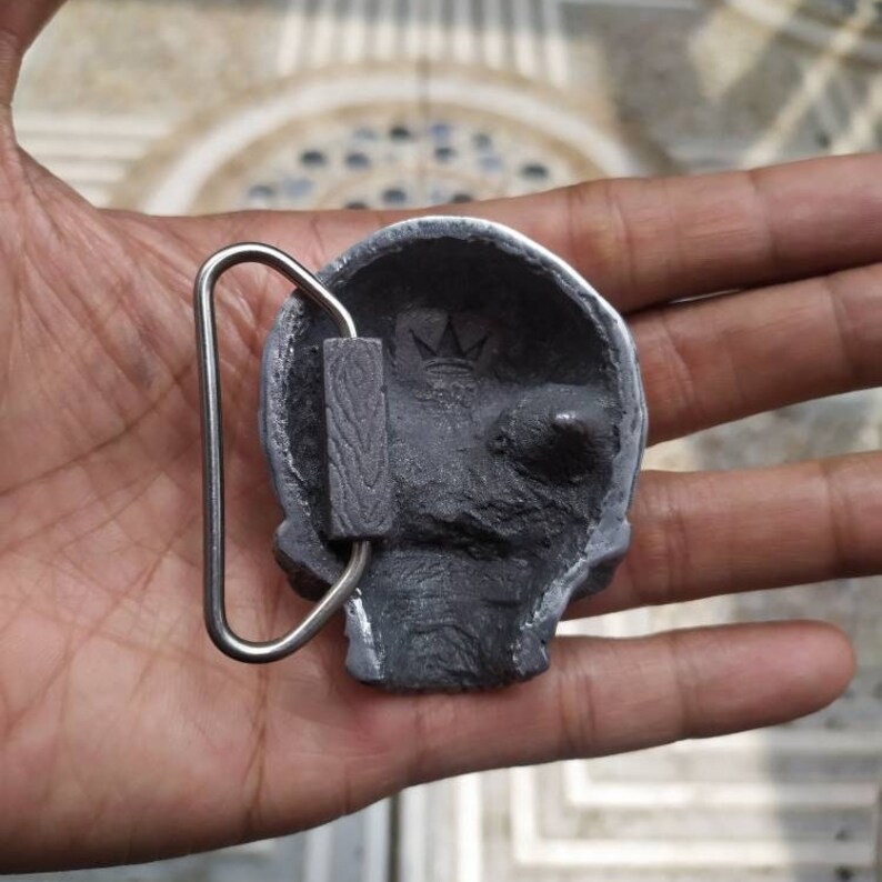 Jawless Skull Buckles Vintage Belt Buckle Skull Art Biker - Etsy