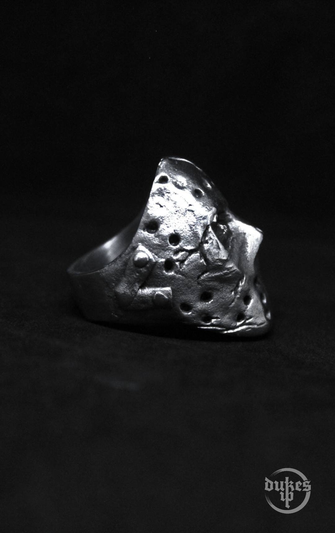 Hand Sculpted Jason Voorhees Pewter Ring : Oxidized Lead Free - Etsy