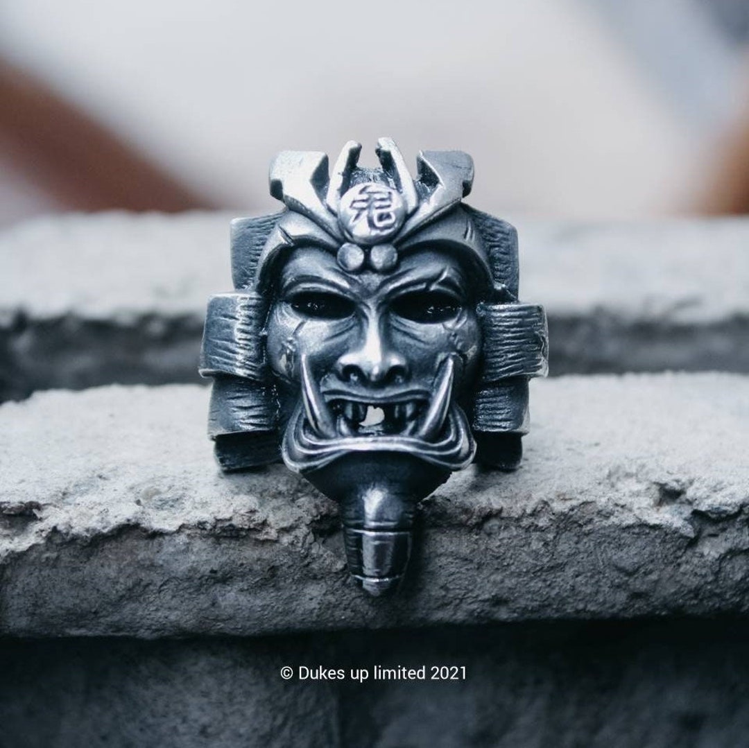 Hand Sculpted Ronin Samurai Ring : Oxidized Lead Free Pewter Ring - Etsy