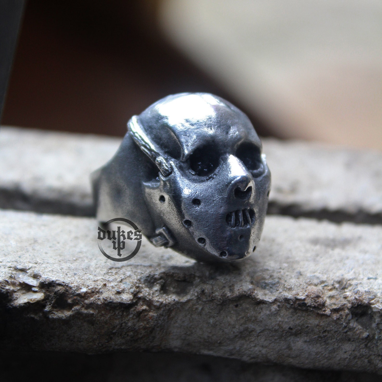 Hand Sculpted Hannibal Lecter Ring : Oxidized Lead Free Pewter, Brass ...
