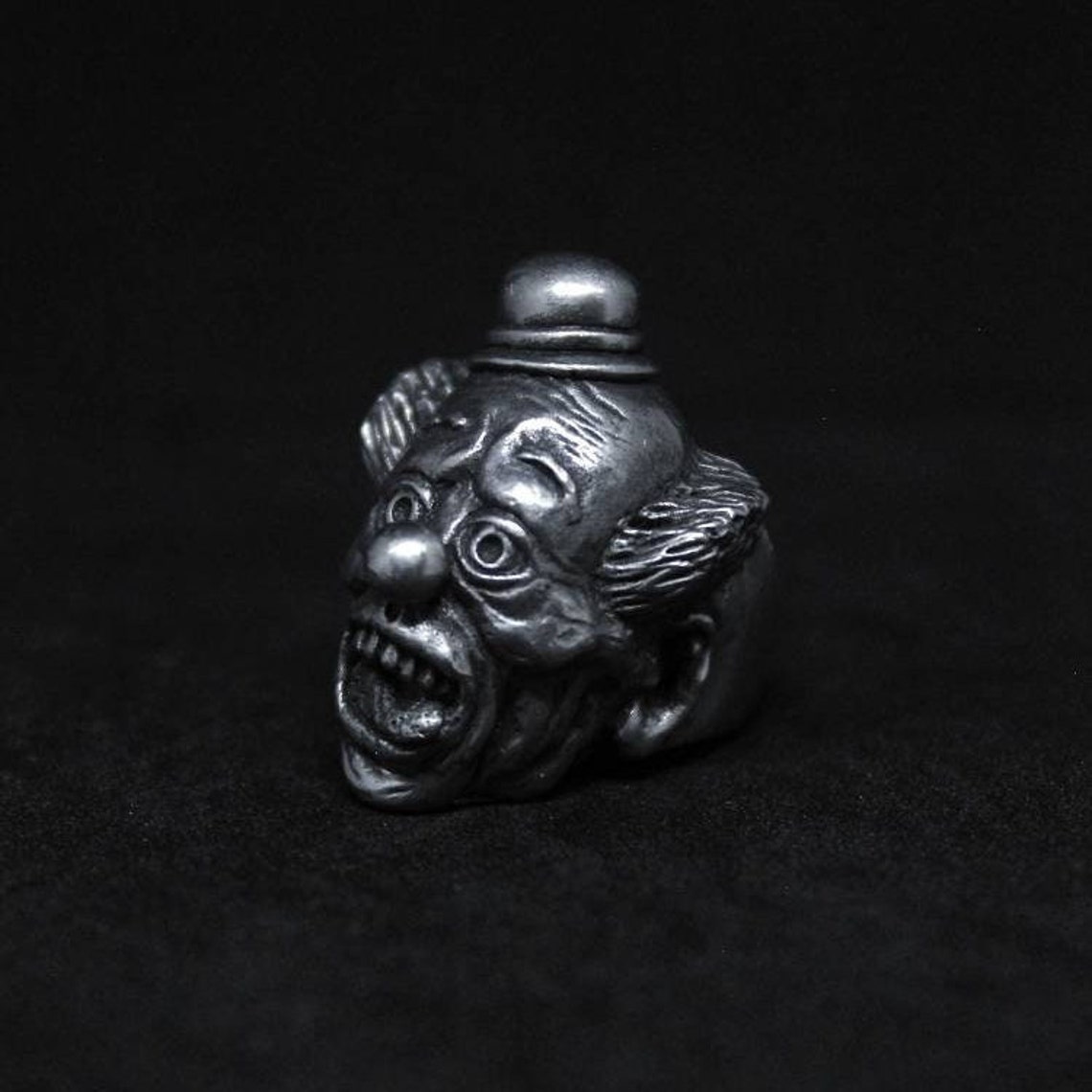 Hand Sculpted Crazy Clown Ring : Oxidized Lead Free Pewter - Etsy