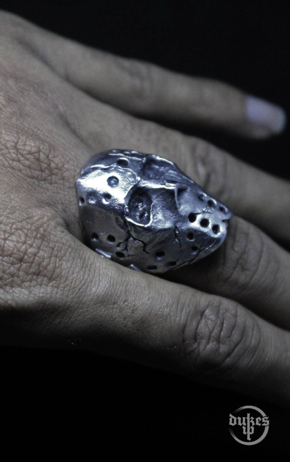 Hand Sculpted Jason Voorhees Pewter Ring : Oxidized Lead Free - Etsy