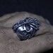 Hand Sculpted Bane Mask Ring : Oxidized Lead Free Pewter Skull Ring - Etsy