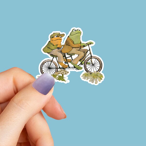Frog and Bicycle - Etsy