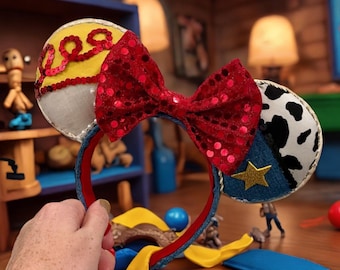 Woody Inspired Mickey Ears, Mickey Ears, Minnie Ears, Disney Ears ...