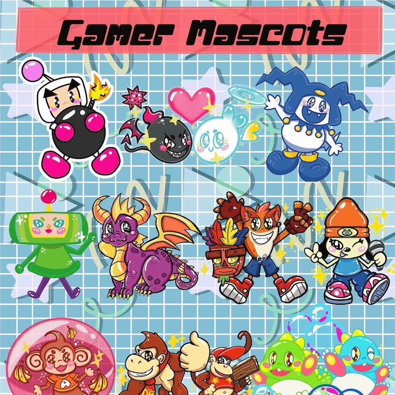 Retro Video Games Stickers - Etsy