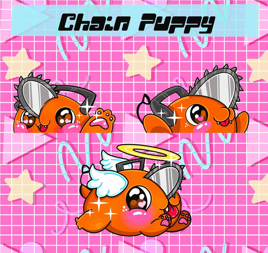 Chain Baby Dog Vinyl Decal Peeker - Etsy