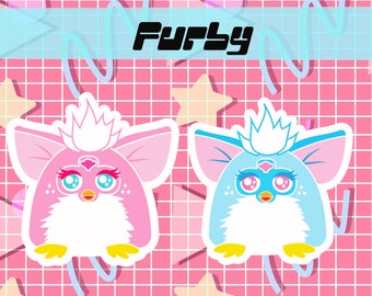 Furby - Furby Boom- Kawaii Furby - Retro - Childhood Toys - Mirror ...