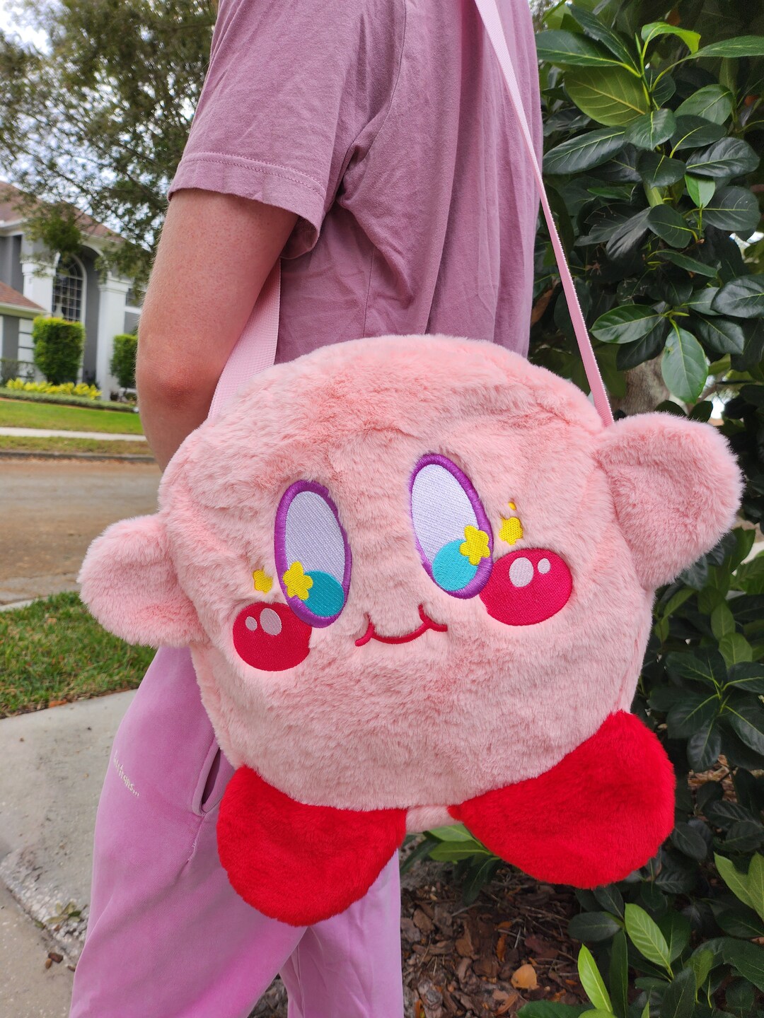 Plush Kirby Large Bag SHIP NOW - Etsy