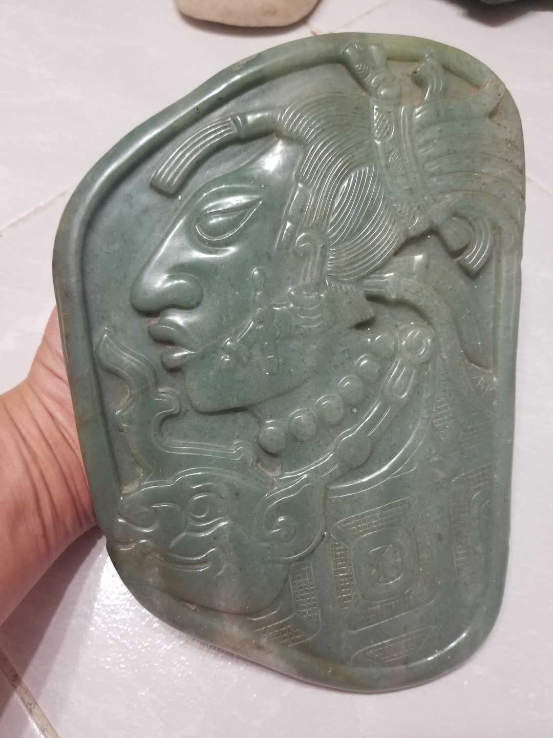 Pectoral Maya Jade Jadeite - Etsy