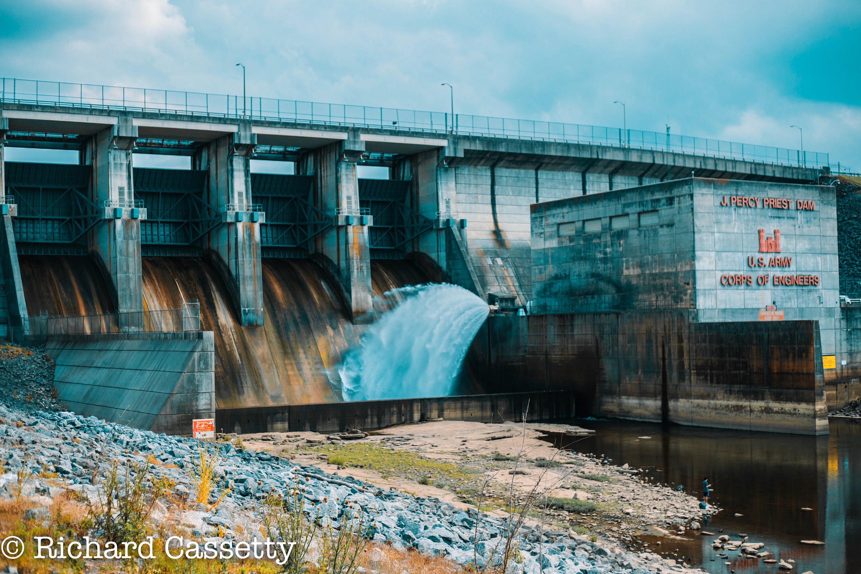 Percy Priest Dam Print - Etsy