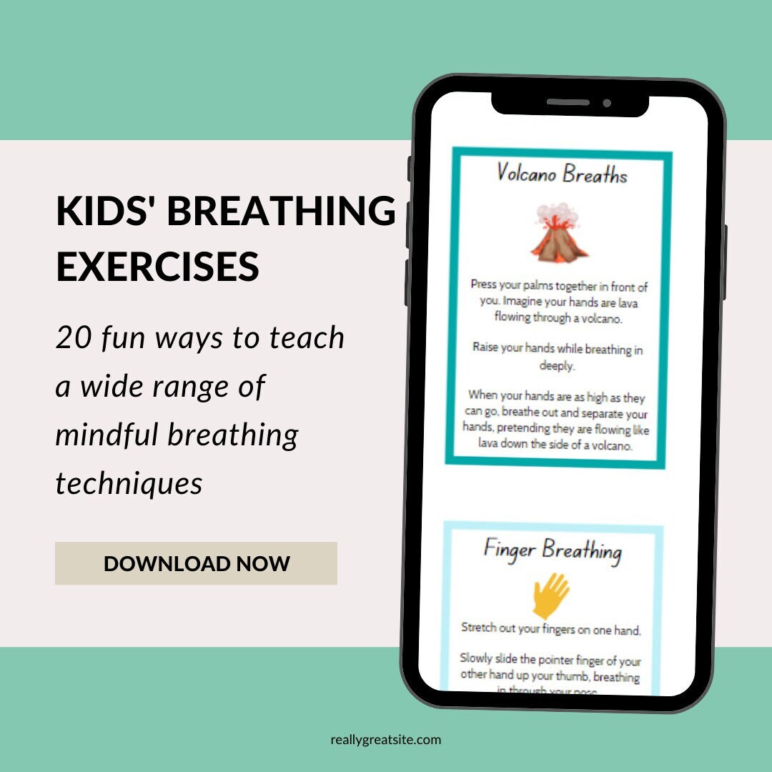 Mindful Breath Cards for Kids: 20 Techniques for Calm and Focus - Etsy