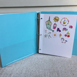 80's Sticker Album - Glitter! - Etsy