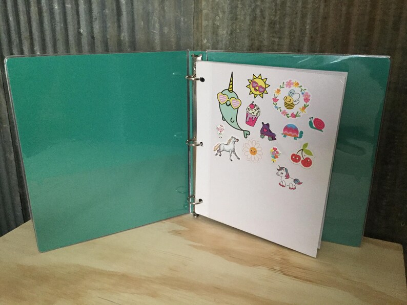 80's Sticker Album - Swirly - Etsy