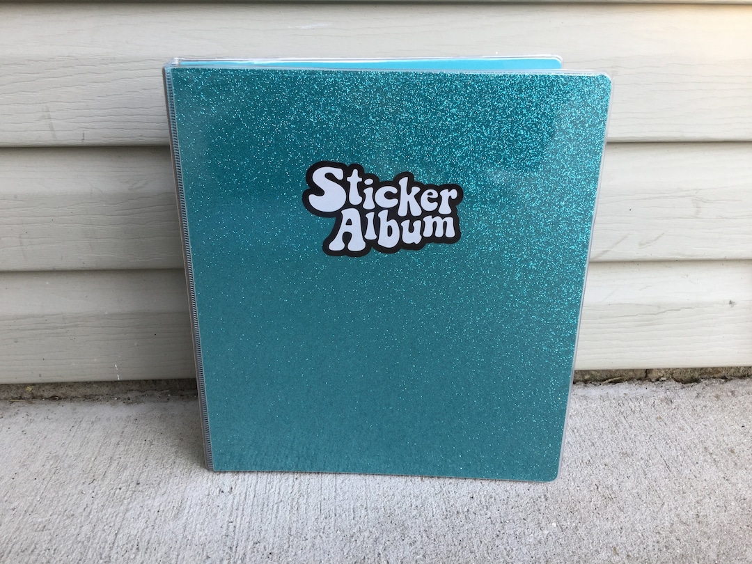 80's Sticker Album - Glitter! - Etsy