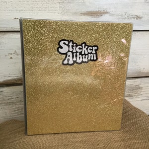 80's Sticker Album - Glitter! - Etsy