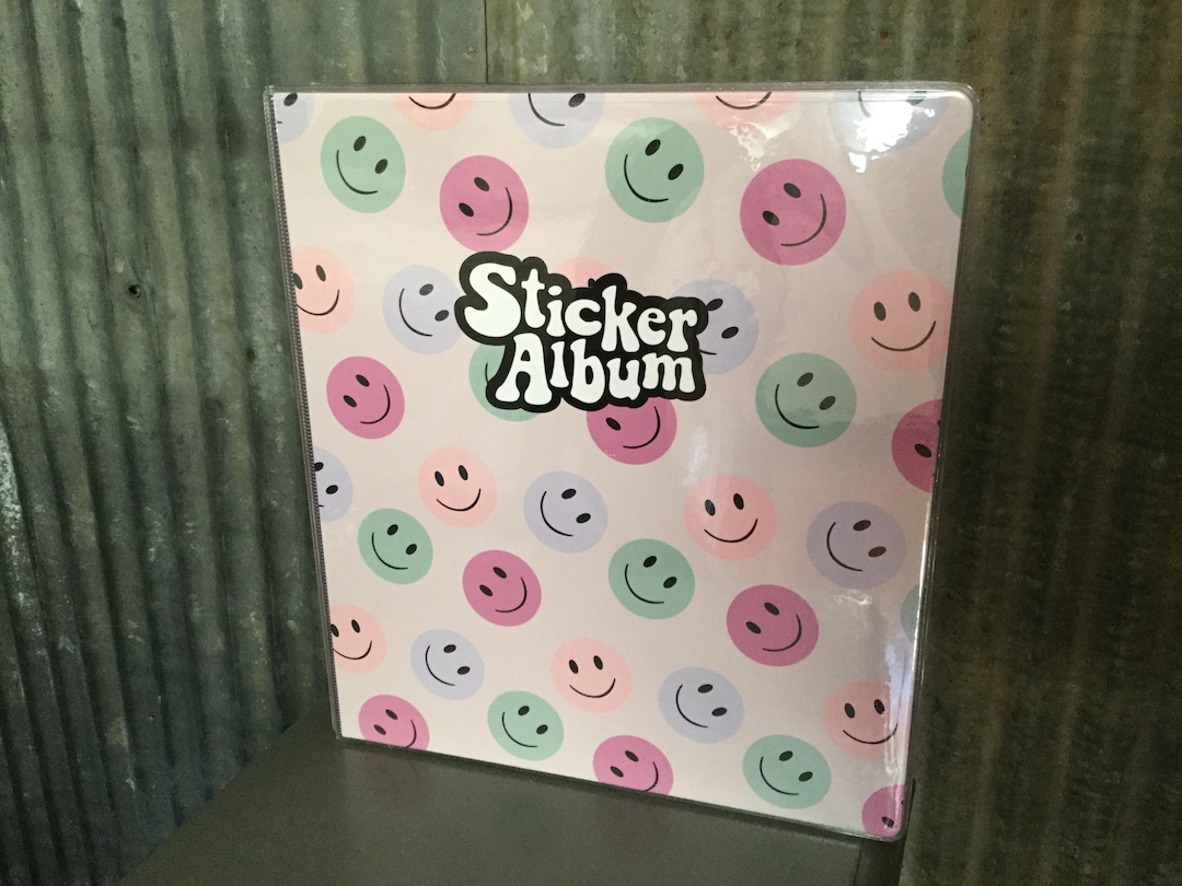 80's Sticker Album - Smiley Faces - Etsy