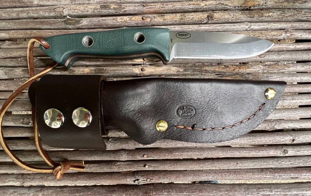 Benchmade 162 Bushcrafter Handmade Leather Knife Sheath. sheath Only ...
