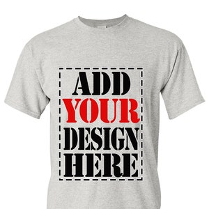 Custom T-shirts Add Your Text Custom Logo Vinyl Tees Group Discount ...
