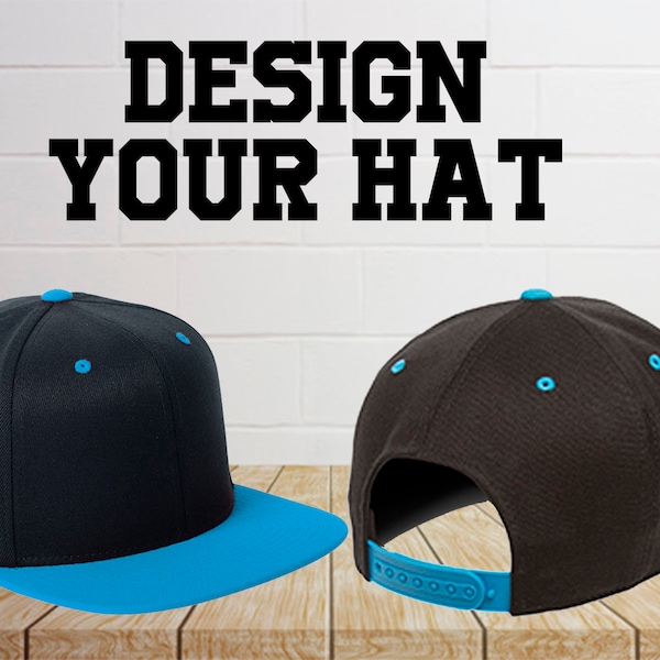 Custom Snapback Hat - Etsy