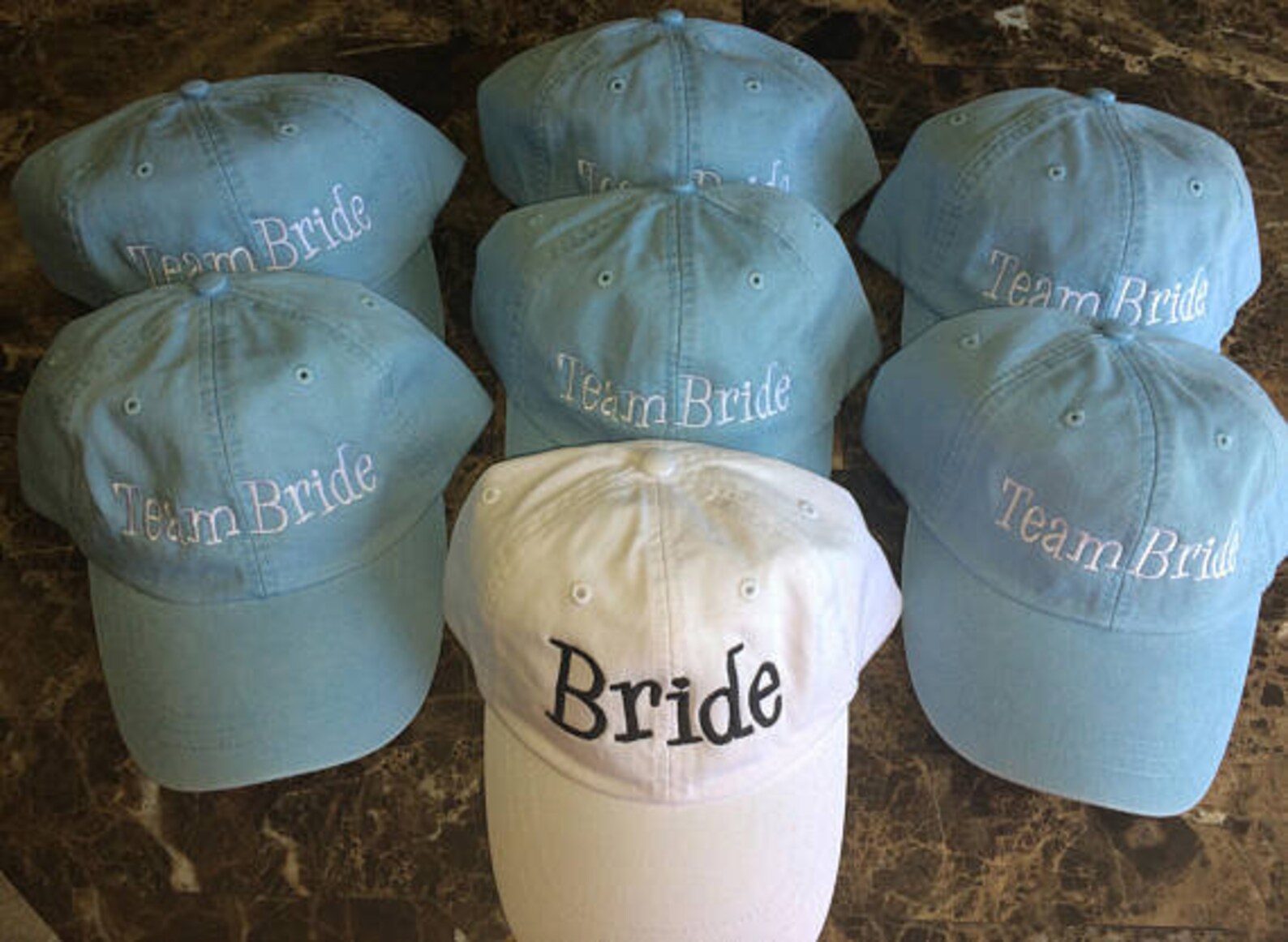 8 CUSTOM BRIDESMAIDS CAPS / Matching Caps / Bridesmaid Hats ...