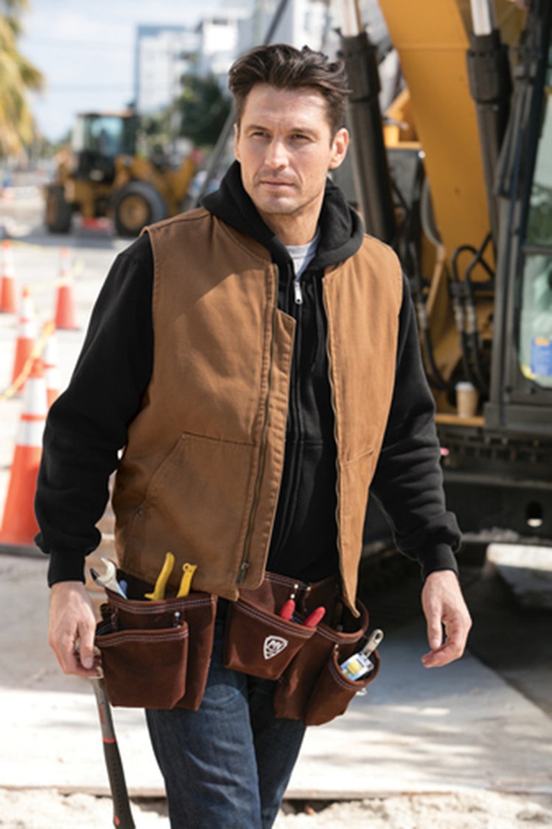 Custom Wholeslae Duck Cloth Vest / Custom Construction Vest / | Etsy