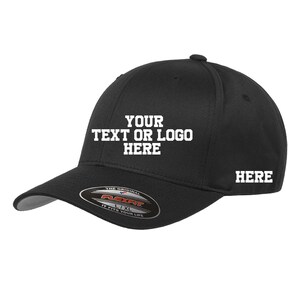Custom Flexfit / Flex Fit 6277 Curved Bill / Personalized Embroidery ...
