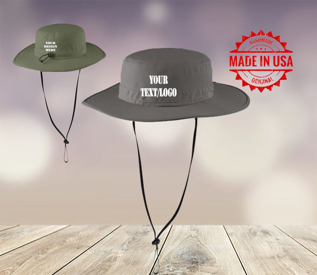 Custom Outdoor Brim Hat / Custom Cap / Customboonie / Matching Caps ...