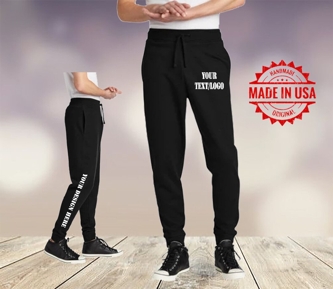 Custom Unisex Jogger Sweatpants / Custom Pants / Custom Gym Jogger ...