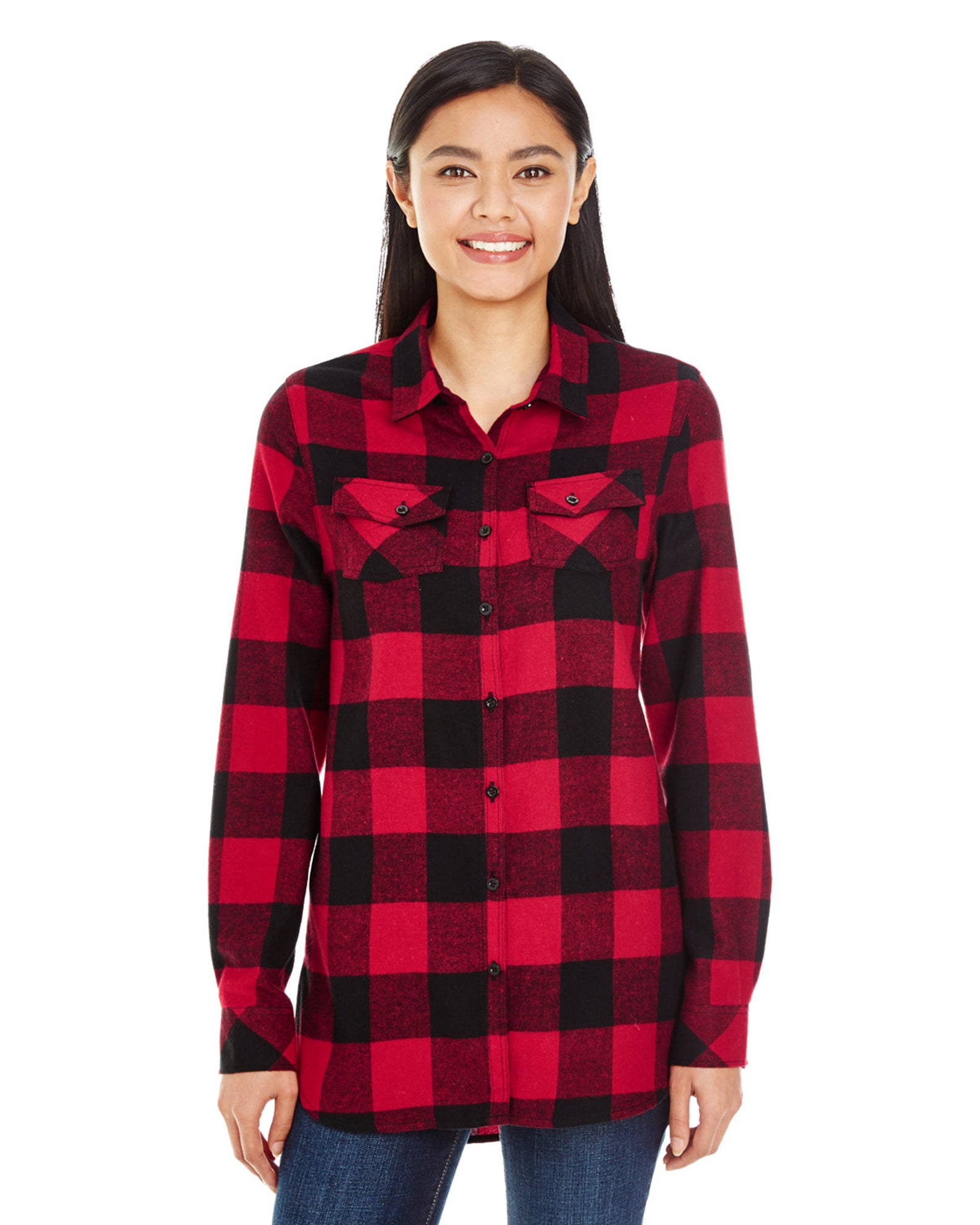 Custom Ladies Flannel / Bridesmaid plaid shirt / flannel shirt | Etsy