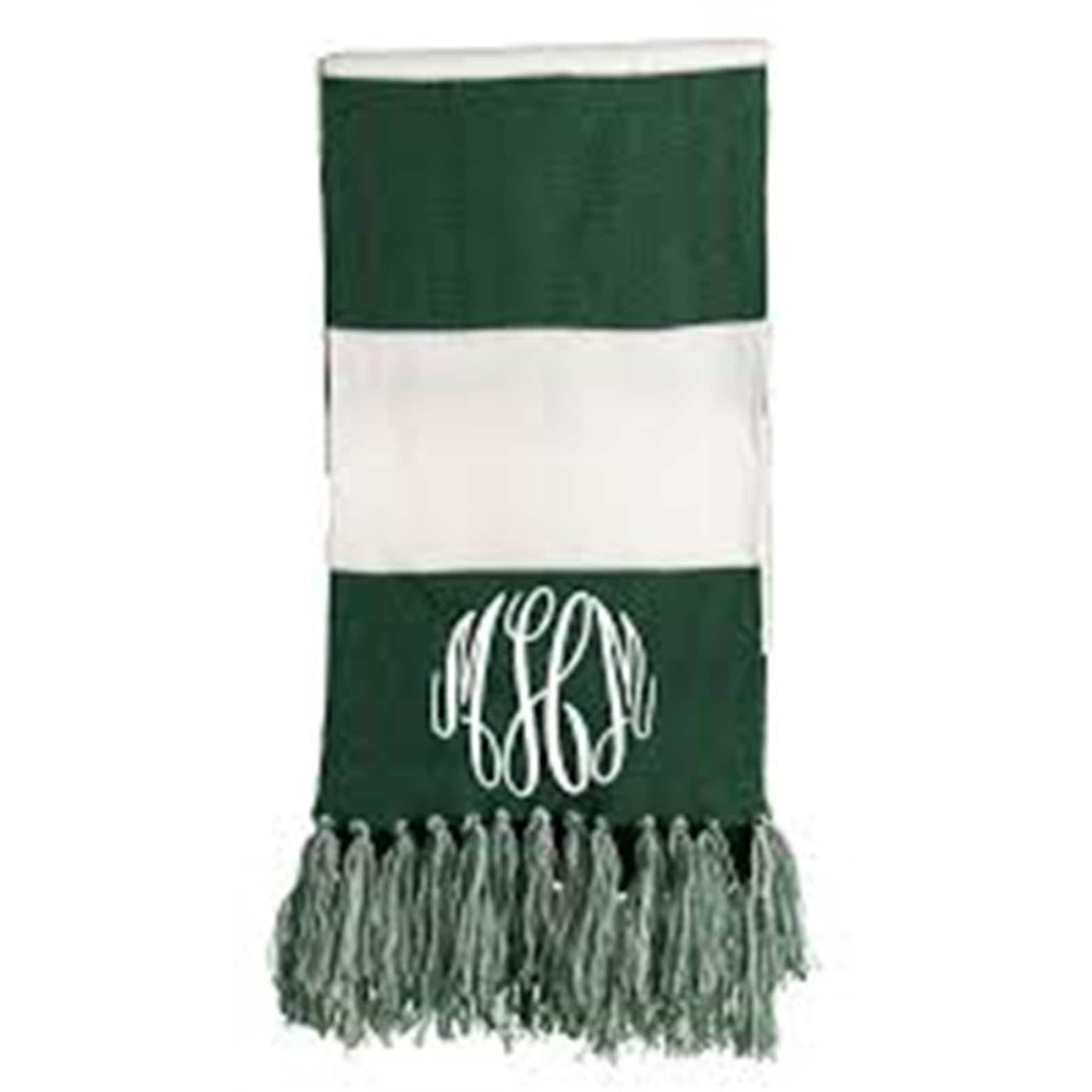 CUSTOM Embroidered Spectator Scarf - Scarves Personalized- Scarf ...