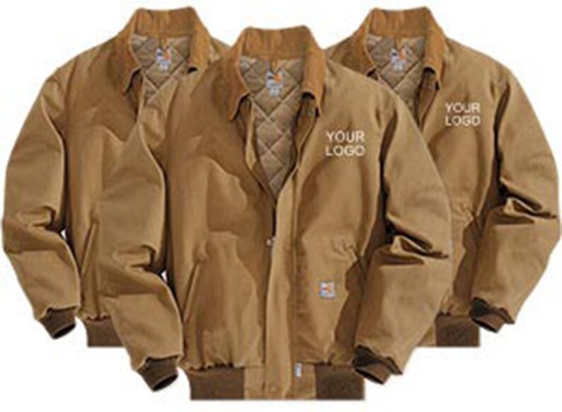 CUSTOM Embroidered Duck Cloth Work Jacket/ Embroidered Jacket/ | Etsy
