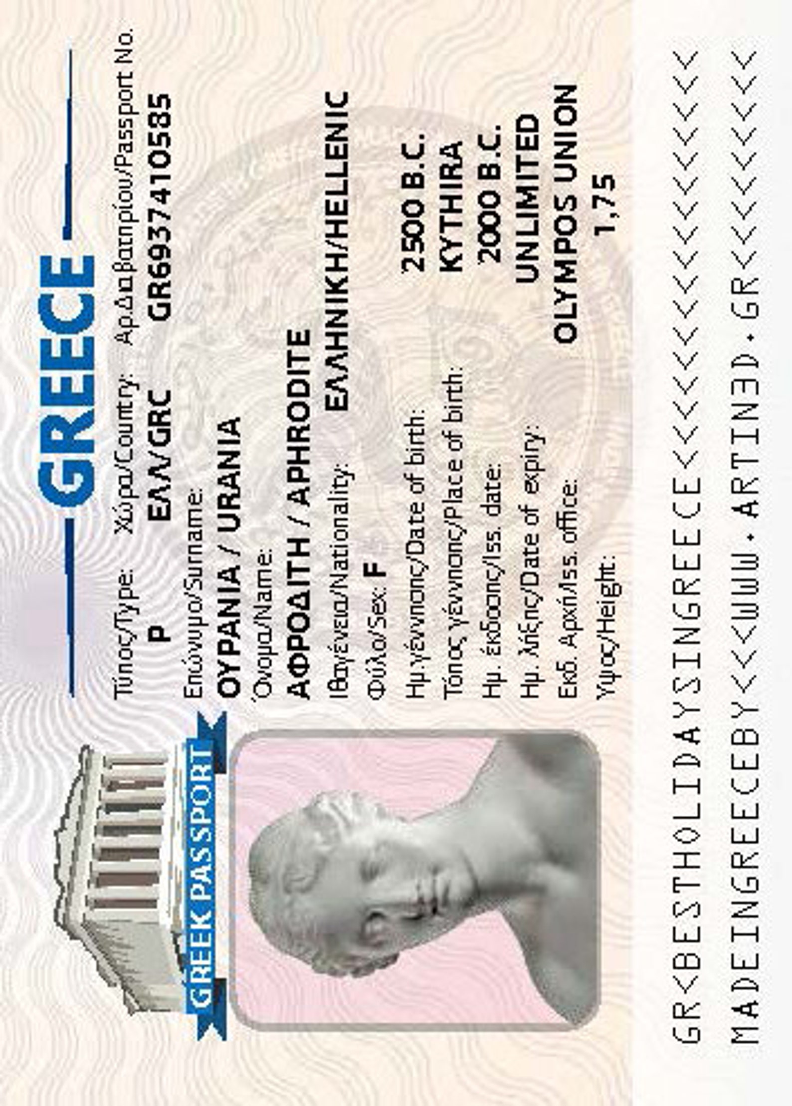 Greek Passport - A Unique Souvenir for Every Traveler in Greece - Etsy
