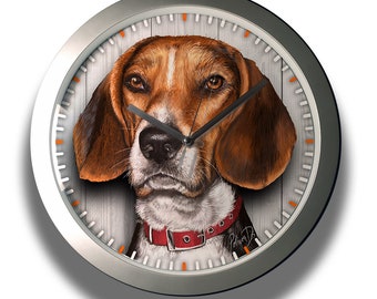 Beagle Wall Clock - Etsy
