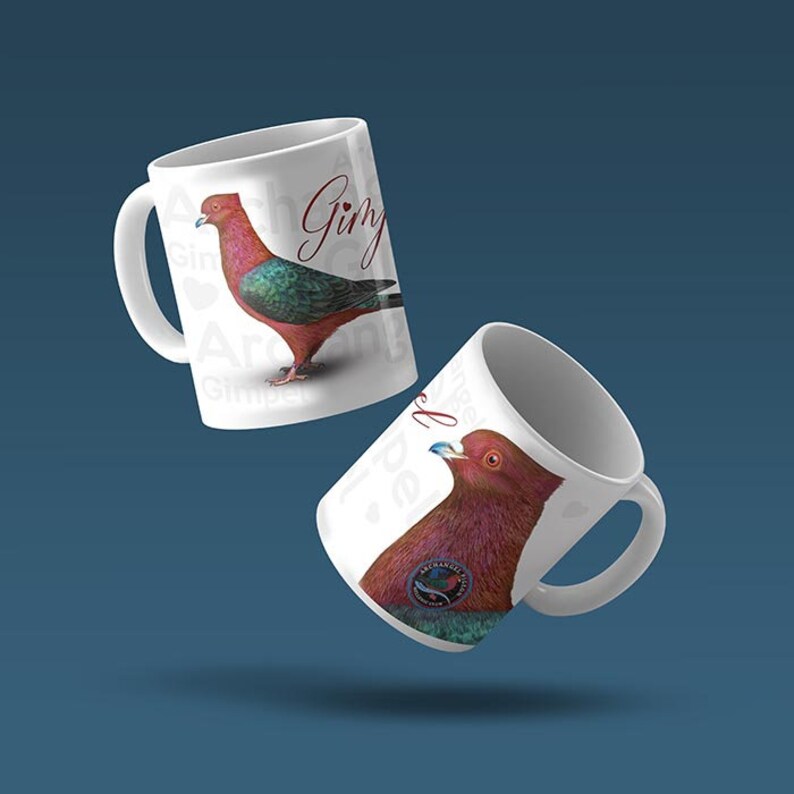 Pigeon Breeds Mug: Racer, Fancy, Archangel, Lahore Designs - Etsy