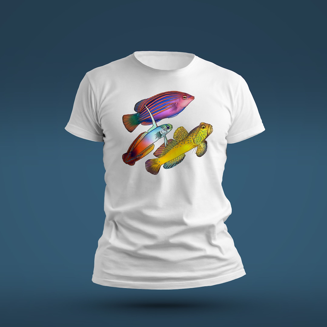 Marine Fish Reef Tank Saltwater Aquarium T-shirt - Etsy