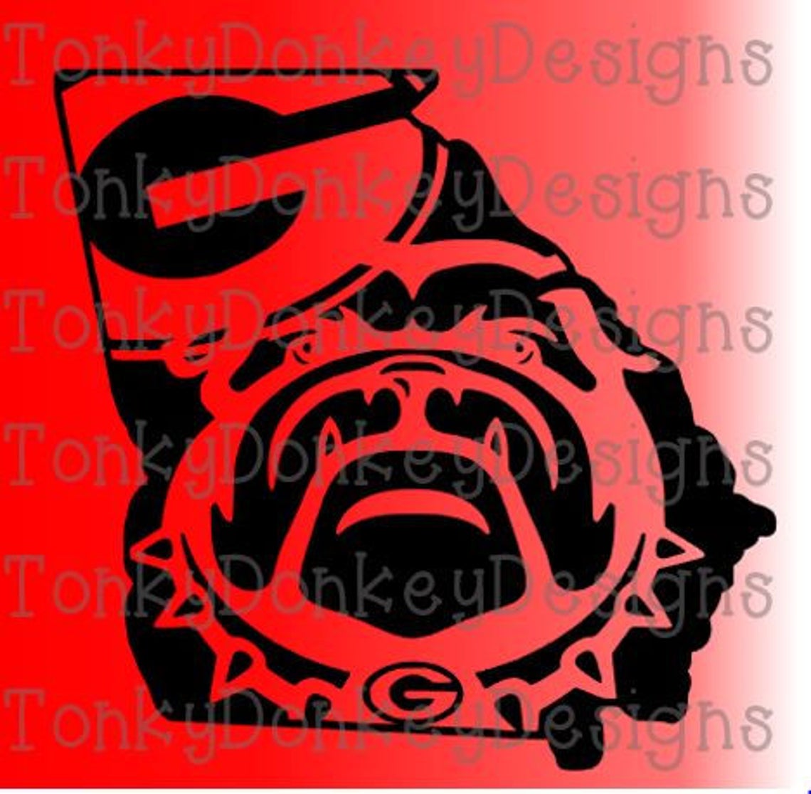 Georgia Bulldogs Digital Cut File (svg, Dxf, Eps, Studio3, Jpeg) for ...