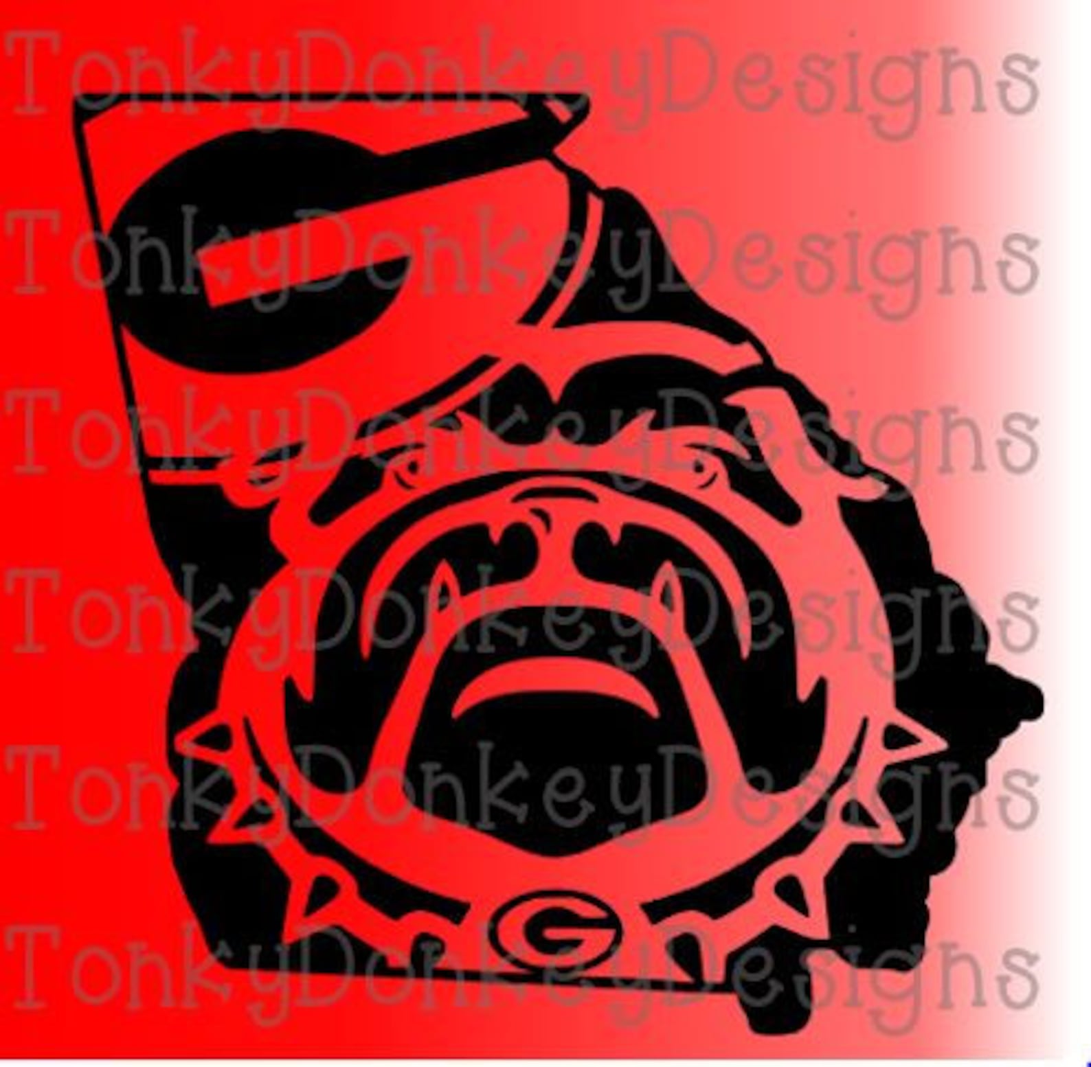 Georgia Bulldogs Digital Cut File (svg, Dxf, Eps, Studio3, Jpeg) for ...