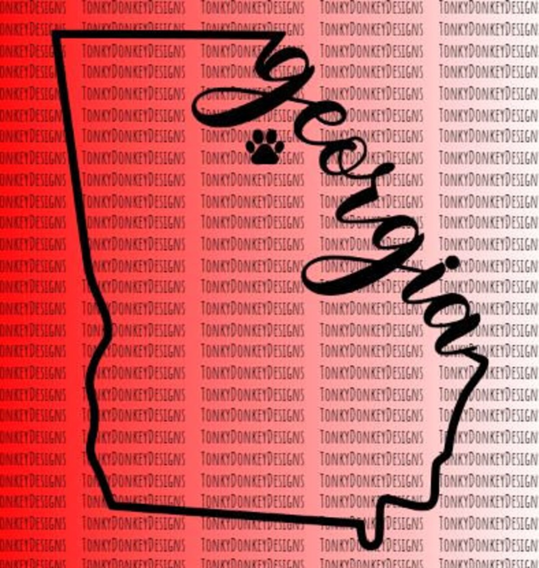 Georgia Bulldogs Digital Cut File (svg, Dxf, Eps, Studio3, Jpeg) for ...