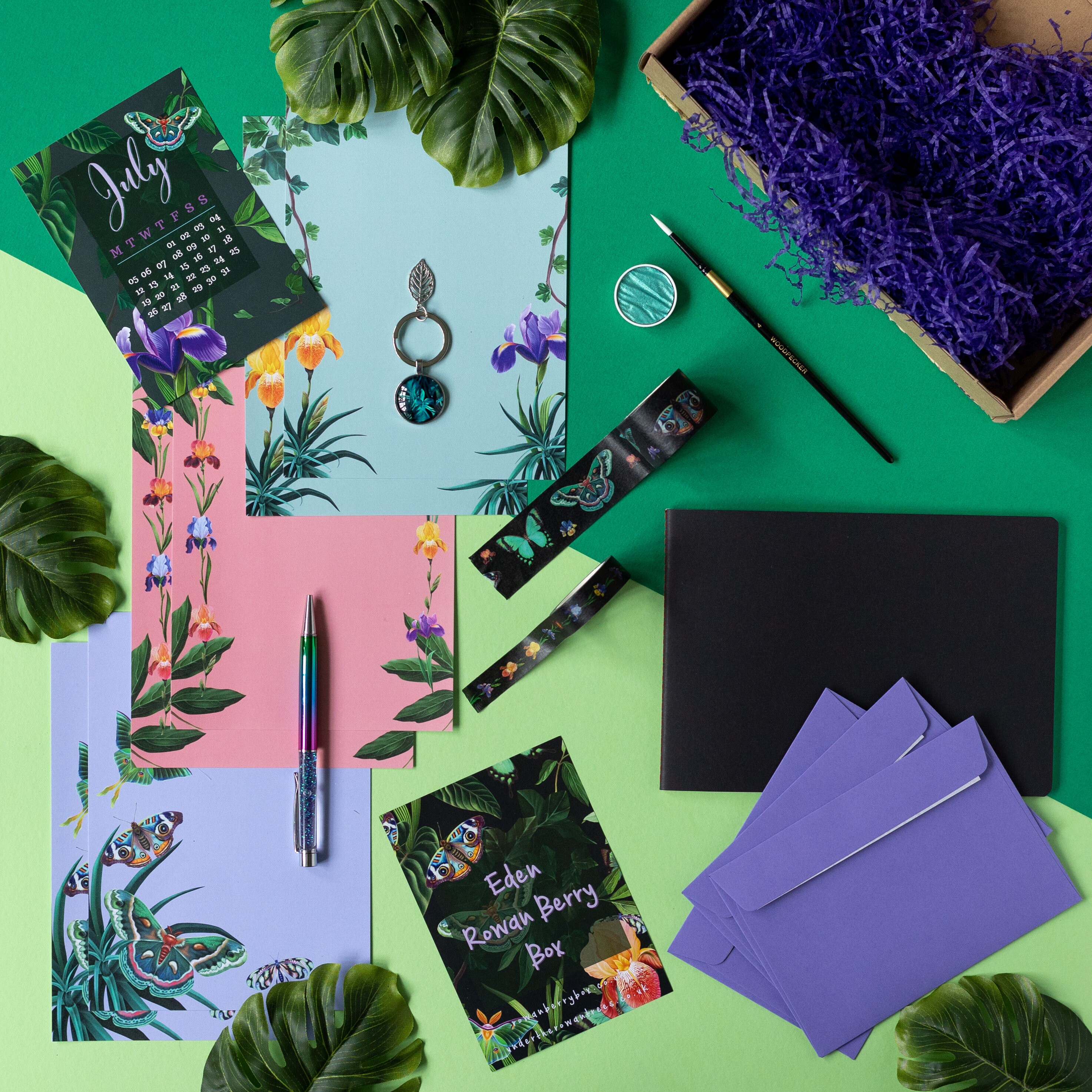 Mini Mystery Box Stationery Addict Skinny Washi Tape | Etsy UK