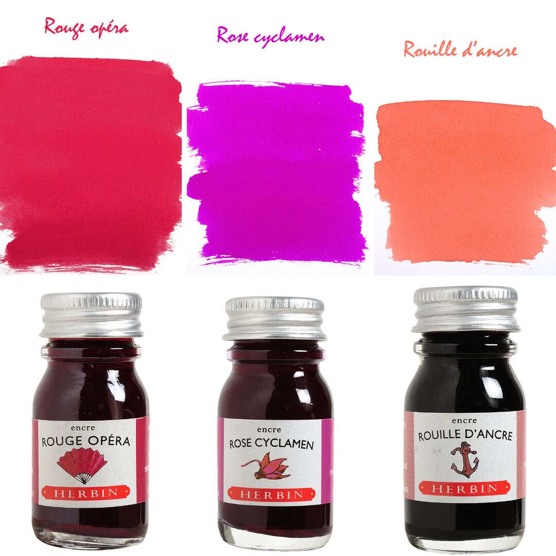 Herbin Ink 10ml Bottle Fountain Pen Ink Modern Calligraphy - Etsy UK