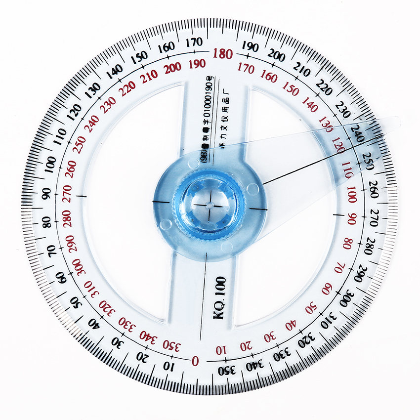 Full Circle Protractor Template